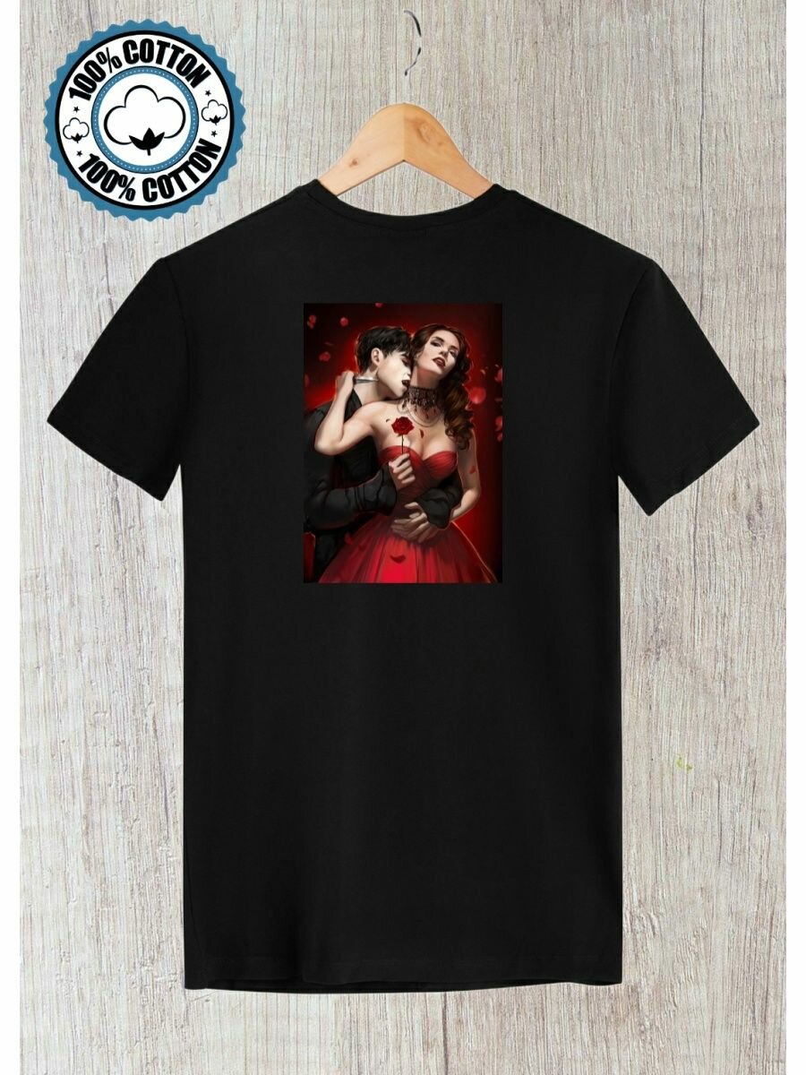 Футболка вампиры vampires парень и девушка