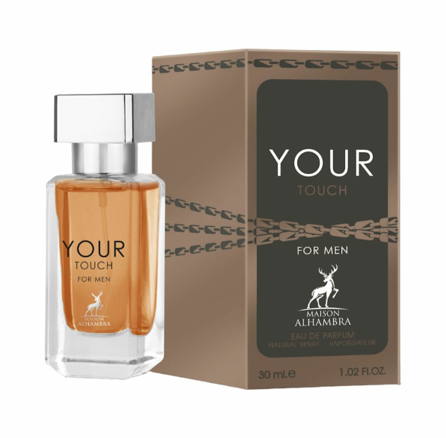 Парфюмерная вода for men YOUR TOUCH, 30 мл