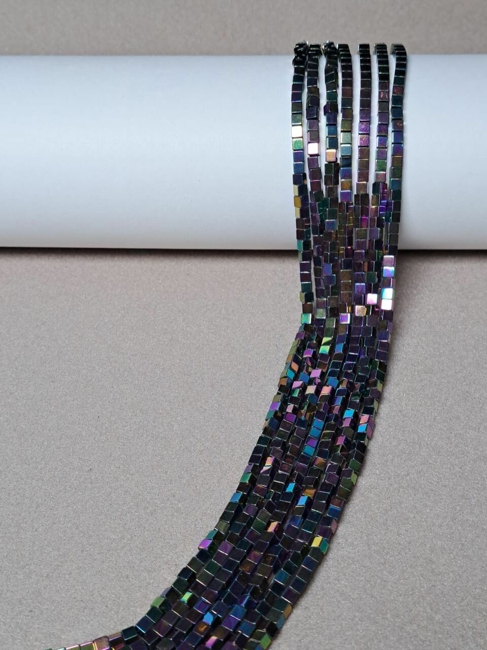 Бусины гематит, натуральный камень, для рукоделия, для творчества, для браслетов, для украшений