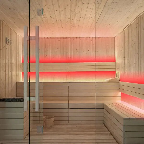 Термолента светодиодная SMD 2835 120 диод/14.4 Вт/м 24 В 13 мм IP68 5 м красный свет