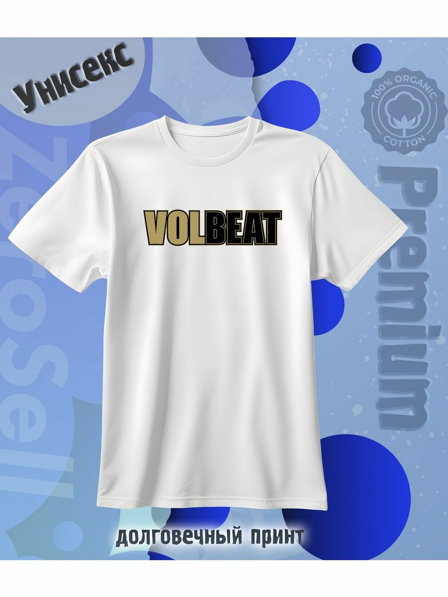 Футболка volbeat рок группа