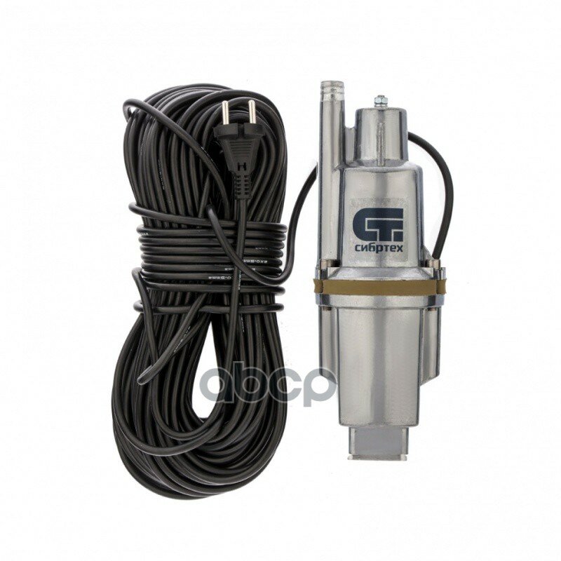 Насос погружной вибрационный 300Вт 20л/мин. глубина 5м подача 75м верхний забор кабель 40м СИБРТЕХ Сибртех арт. 99304