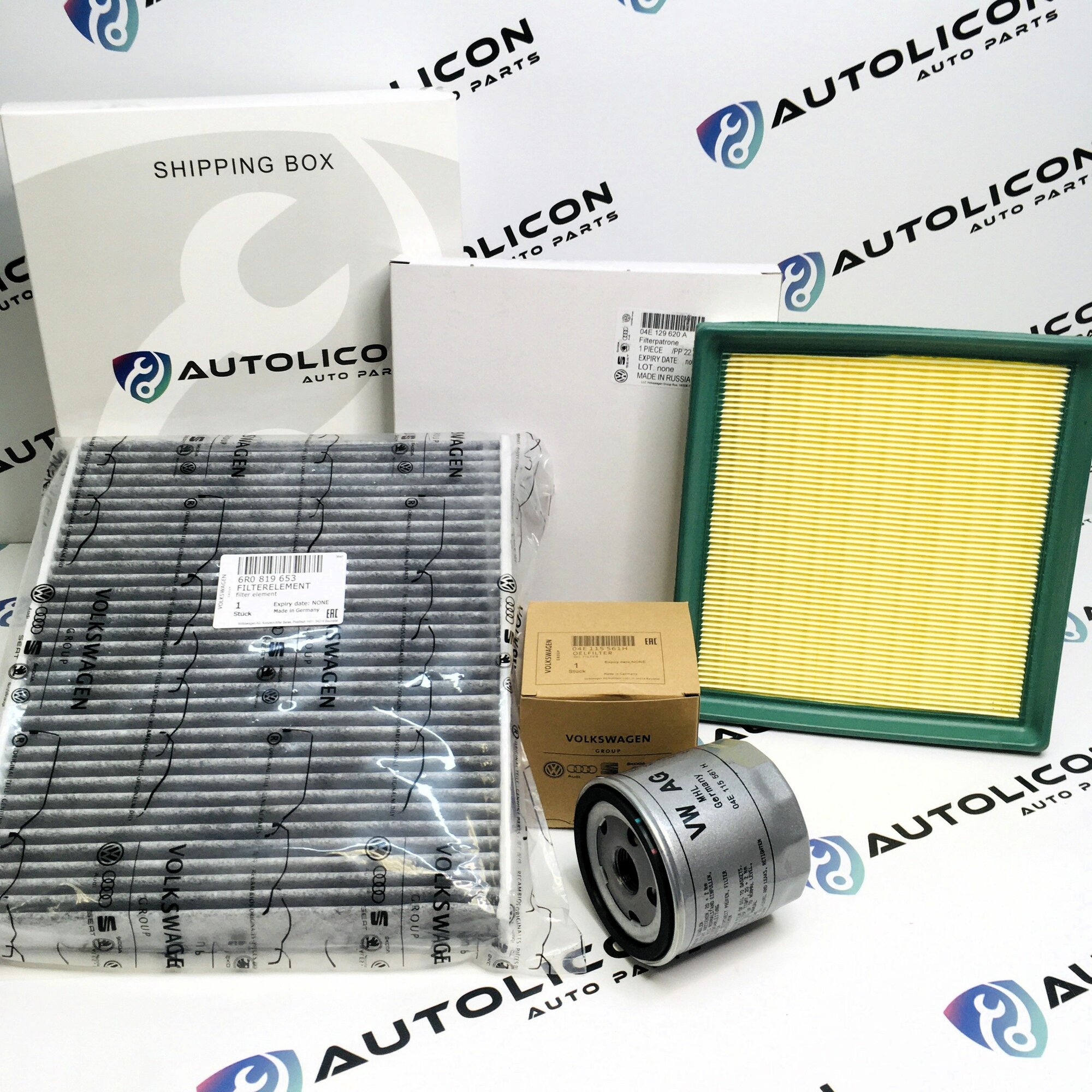 Комплект для ТО Volkswagen Polo лифтбек V, VI 1.6 MPI / Skoda Rapid лифтбек III CWVB, CWVA