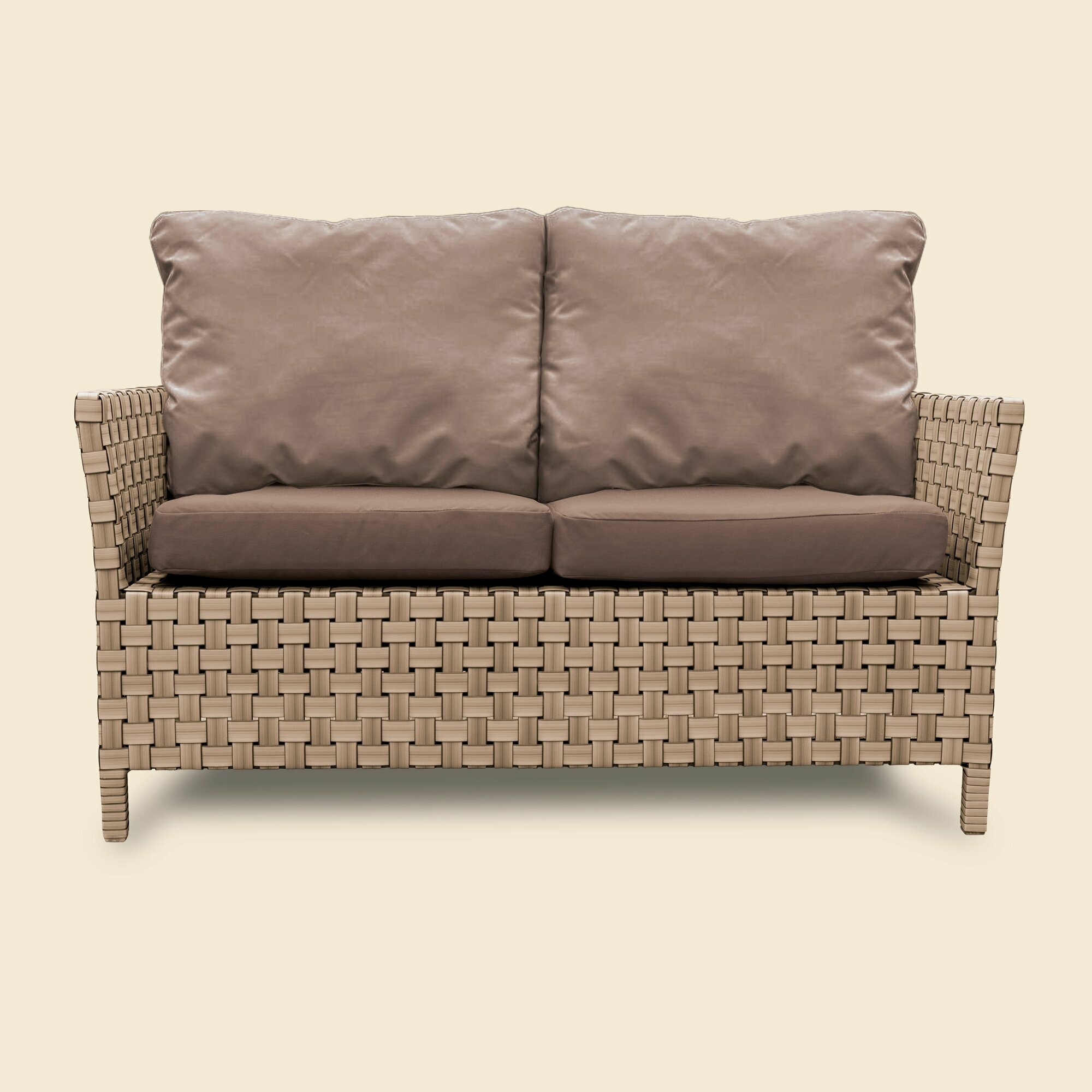 Диван плетеный из ротанга 2-х местный STILO