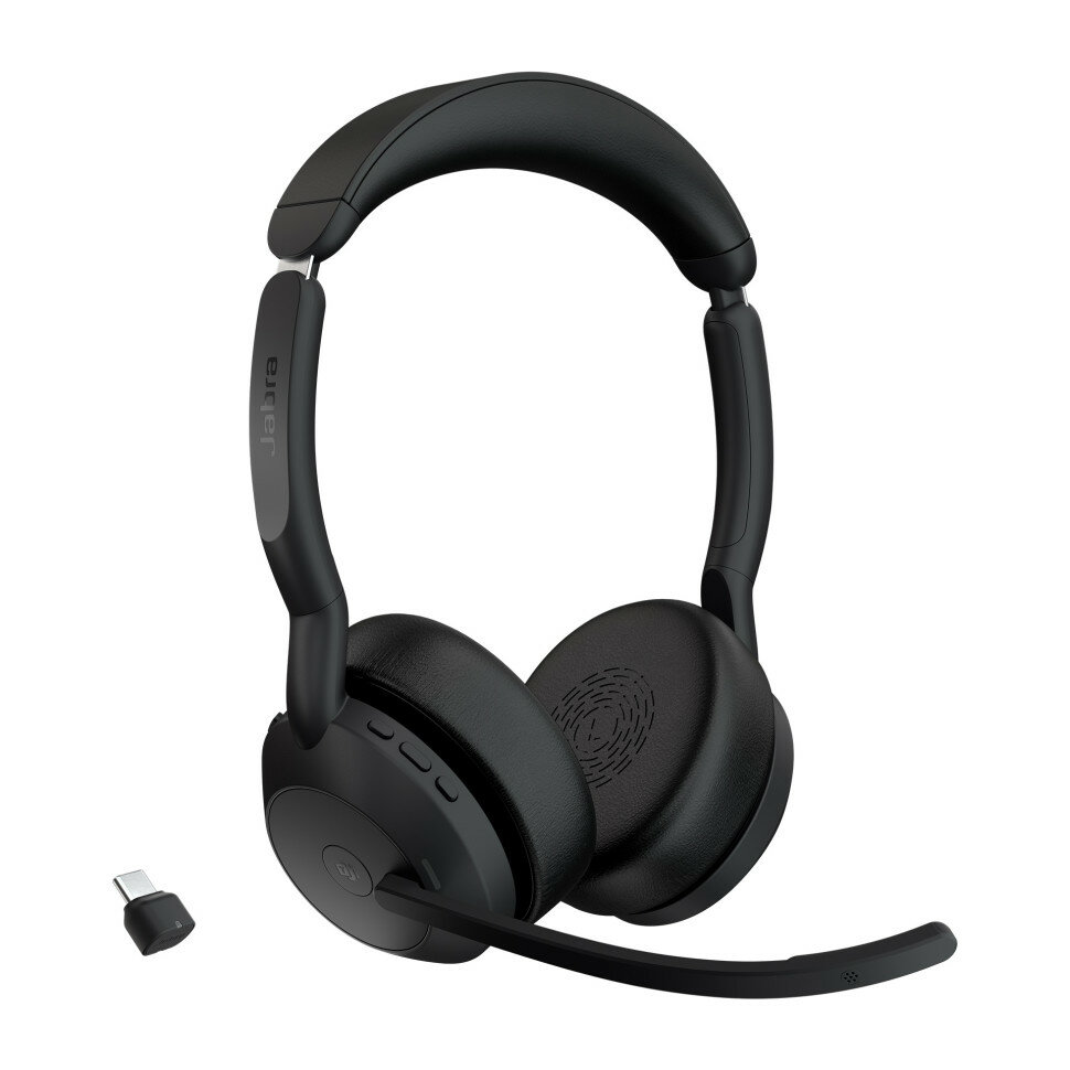 Jabra Evolve2 55 Stereo MS беспроводная гарнитура, Link380c ( 25599-999-899 )