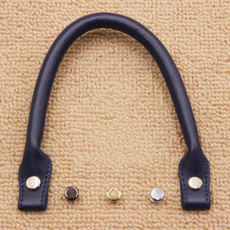 Ремешок для ручной клади, сумки, аксессуары, кожаная ручка, женская Темно-синий, 32cm dark blue