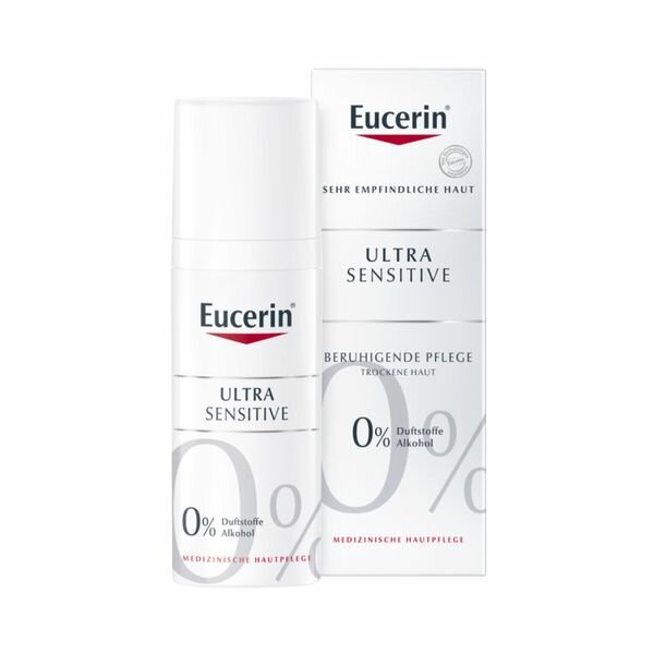 Крем для чувствительной сухой кожи успокаивающий Ultra Sensitive Eucerin/Эуцерин банка 50мл