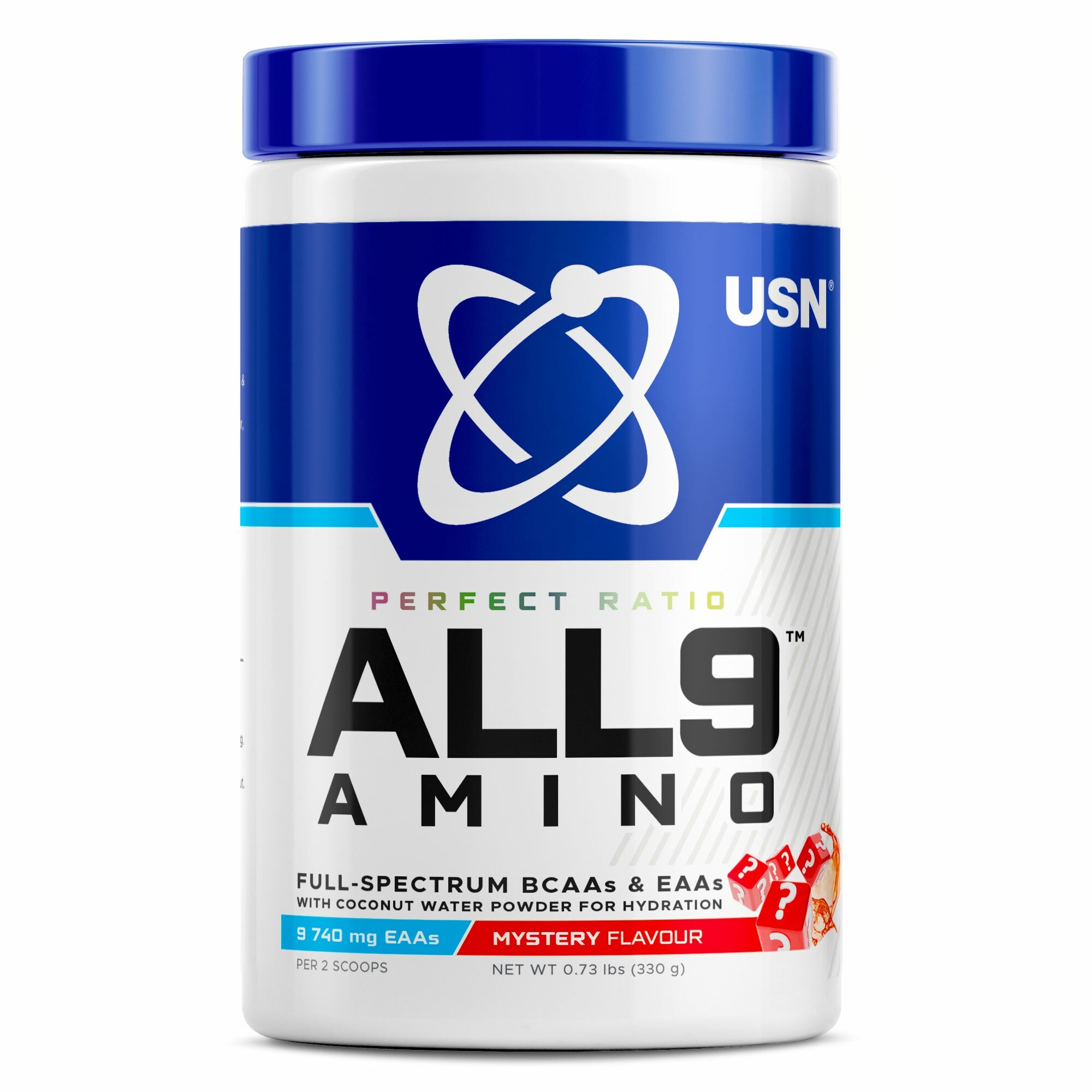 USN All 9 Amino Mystery АЛЛ 9 амино со вкусом "тайна", порошок, 330 г
