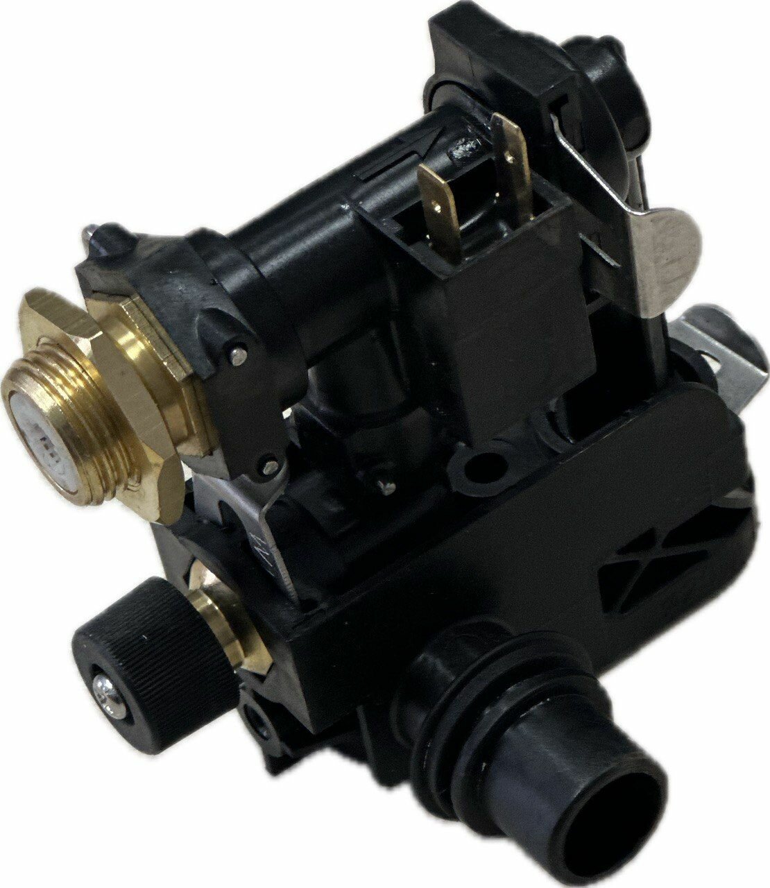 Гидроузел с датчиком протока ГВС и краном подпитки (блок входа воды в сборе) Ferroli