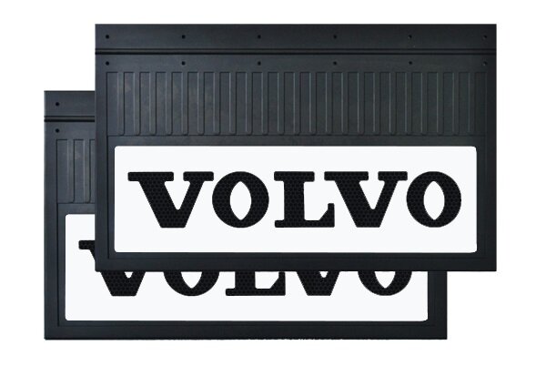 Брызговики грузовые для VOLVO (58х35см.) Резина. Чёрные. Светоотражающие. (2 штуки) Сделано в России. (11959)
