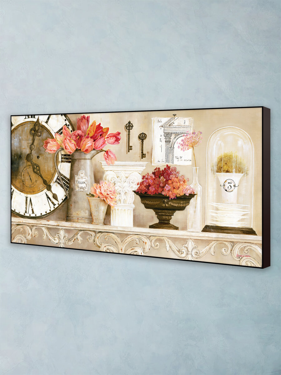 Картина на стену для интерьера Декарт настенный декор панно в раме багете в гостиную ванную детскую для офиса лофт пейзаж абстракция