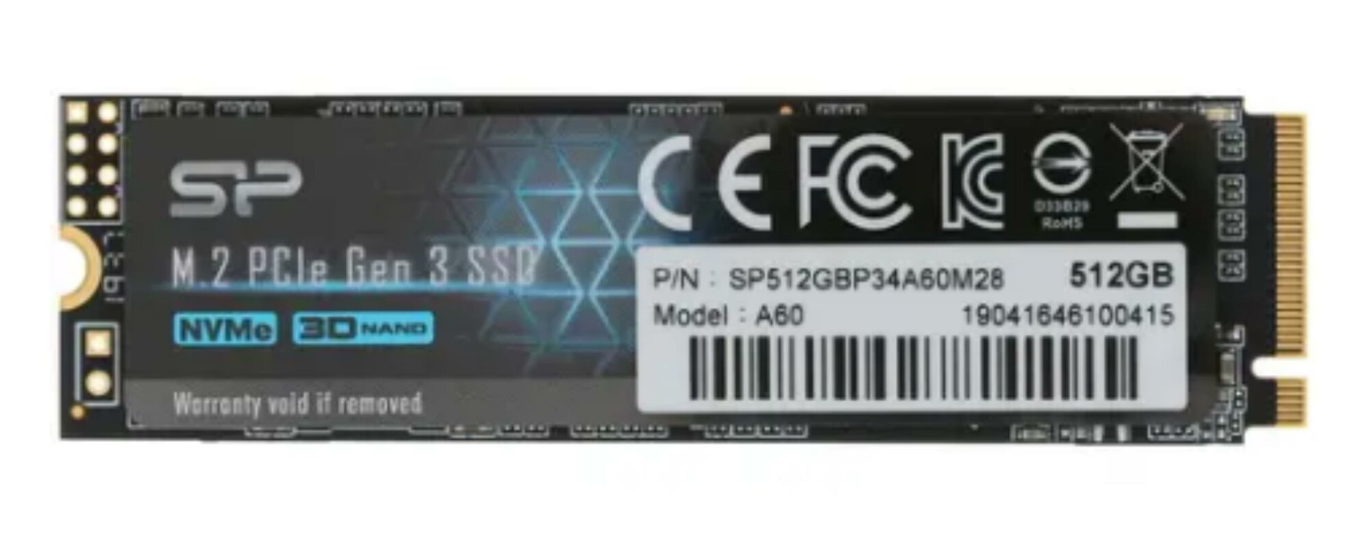 512 ГБ SSD M.2 накопитель Silicon Power P34A60 [SP512GBP34A60M28]