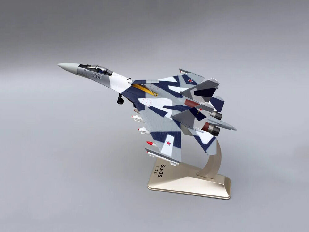 Самолет СУ-35 (Камуфляж) (Металл) [Готовая модель] (1:72) [902]