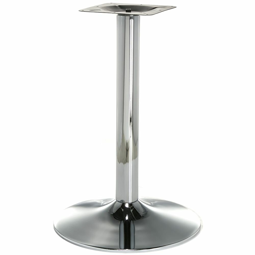 Подстолье 1005EM STOOL MARKET хромированный, круглая столешница, круглое основание