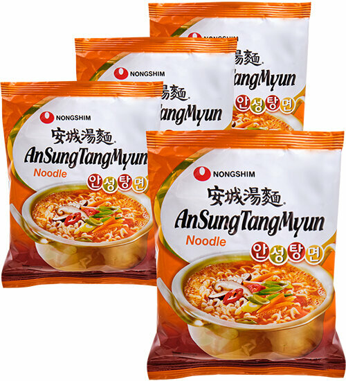 Лапша Нонгшим (сушеная) Ансонтангмён, 4шт*125 г ER-82 113-851602