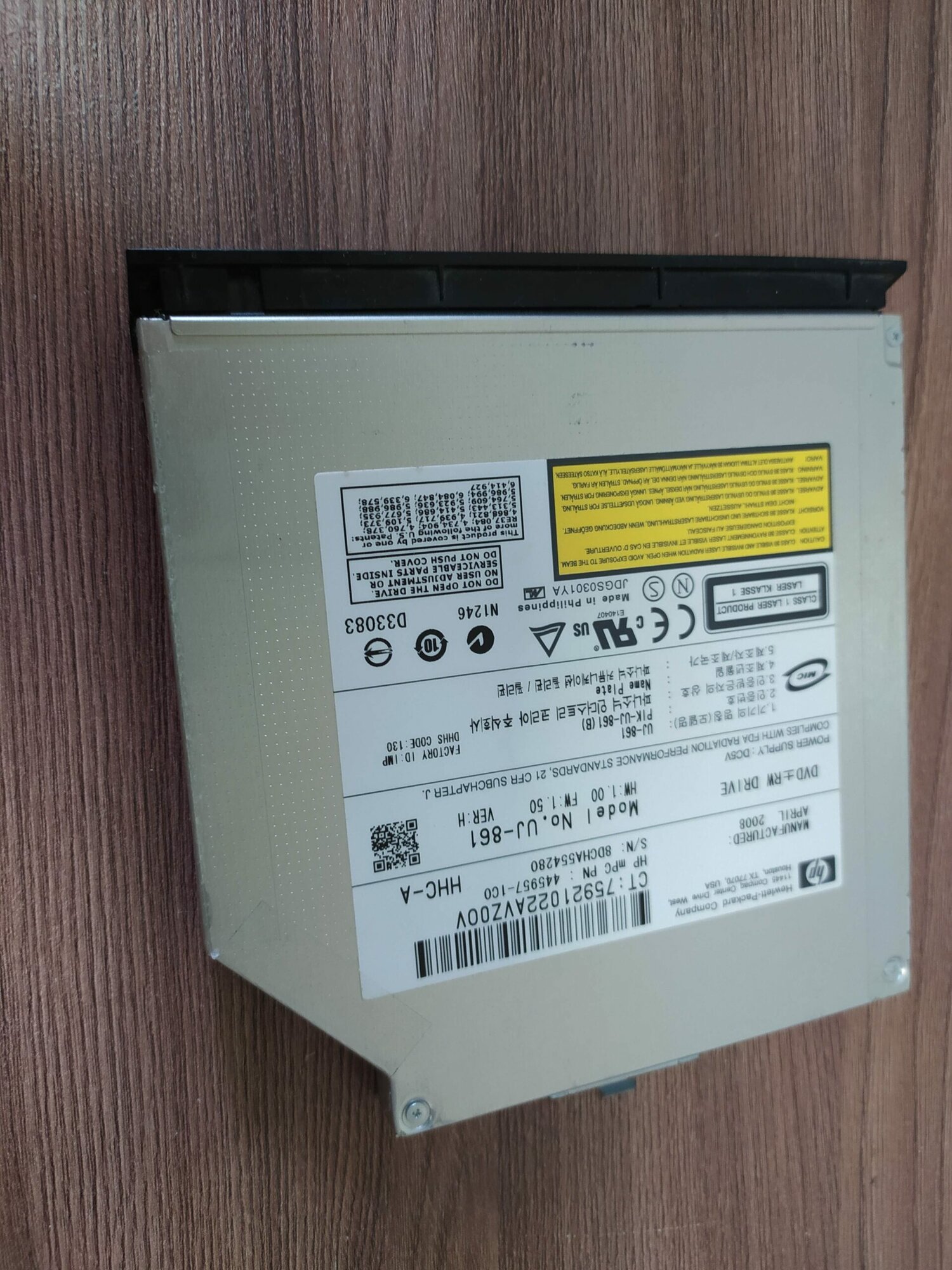 Compaq Presario F700 DVD+-R/RW optical drive UJ-861