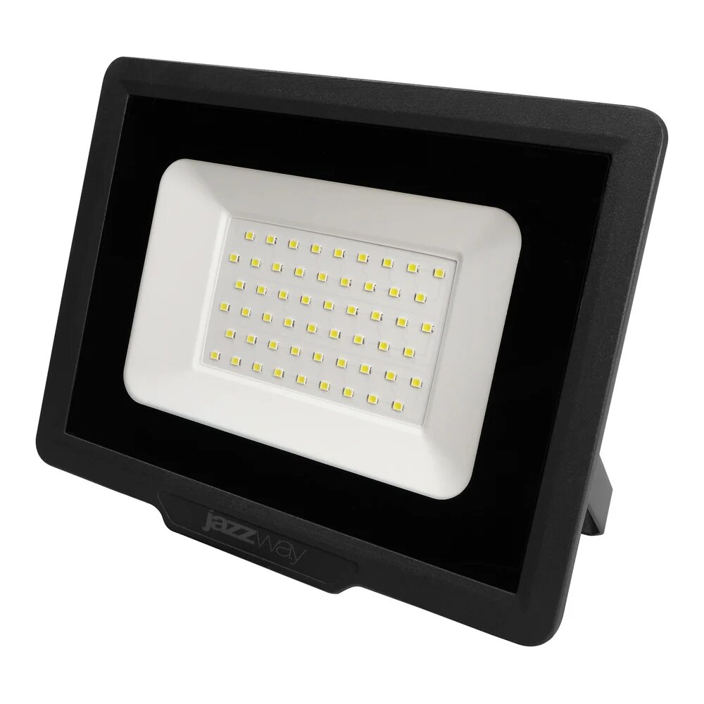 Светодиодный прожектор Jazzway PFL-C3 50Вт 4000К IP65 до compact закаленное прозрачное стекло 5045699, 253 В