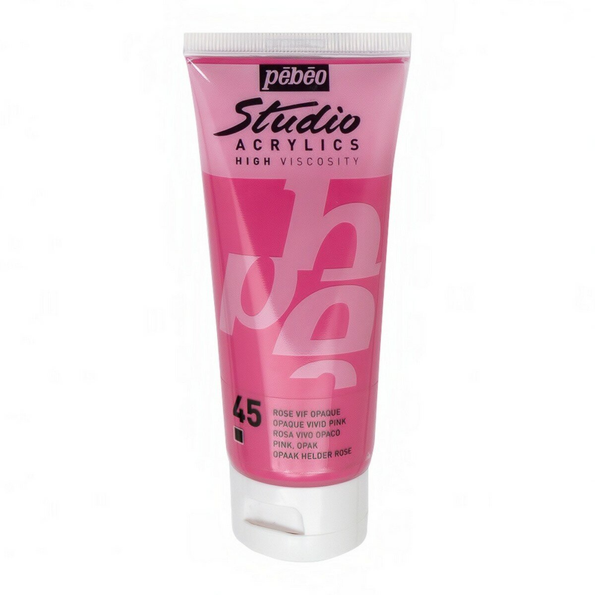 Краска акриловая PEBEO Studio Acrylics 100 мл, цв. ярко-розовый