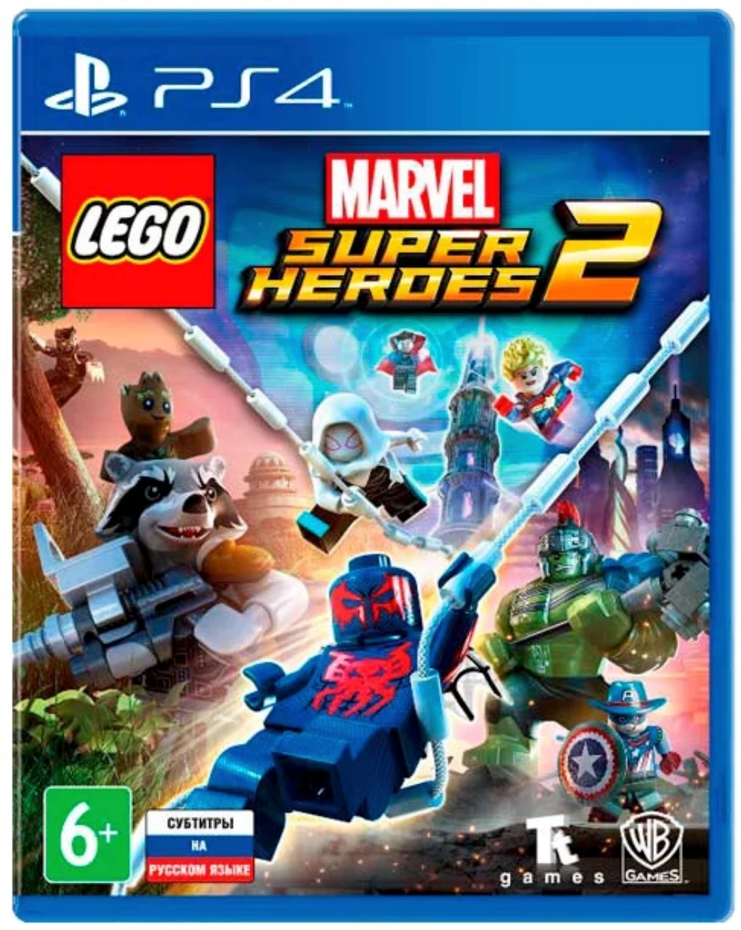 Игра LEGO Marvel Super Heroes 2 для PS4 (диск, русские субтитры)