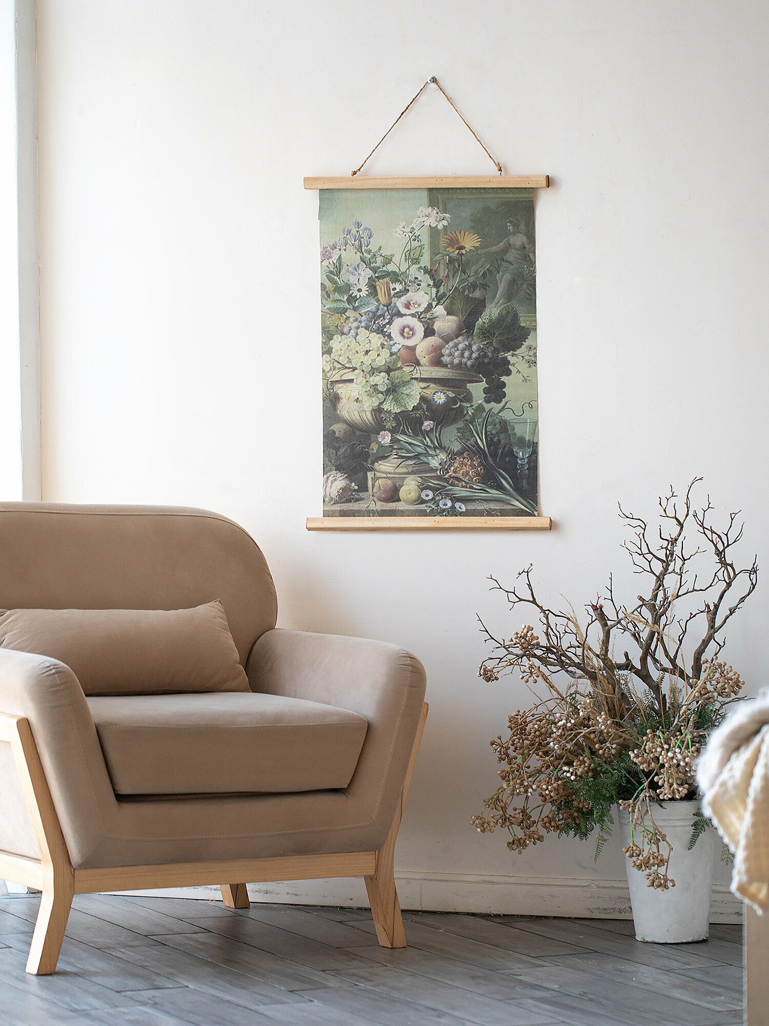 49-265 Картина подвесная "Ваза с фруктами" 50х2х70см, Glasar