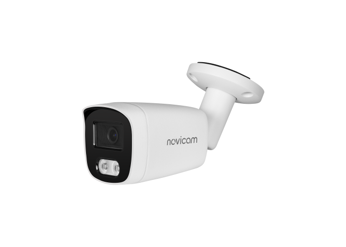 BASIC 33 Novicam v.1537 - IP видеокамера пуля, матрица 1/2.9" CMOS GC2063, 3 Мп 30 к/с, объектив фиксированный 3.6 мм, уличная всепогодная, ИК 25м, 0.008 люкс, DC 12В/PoE, аудиовход