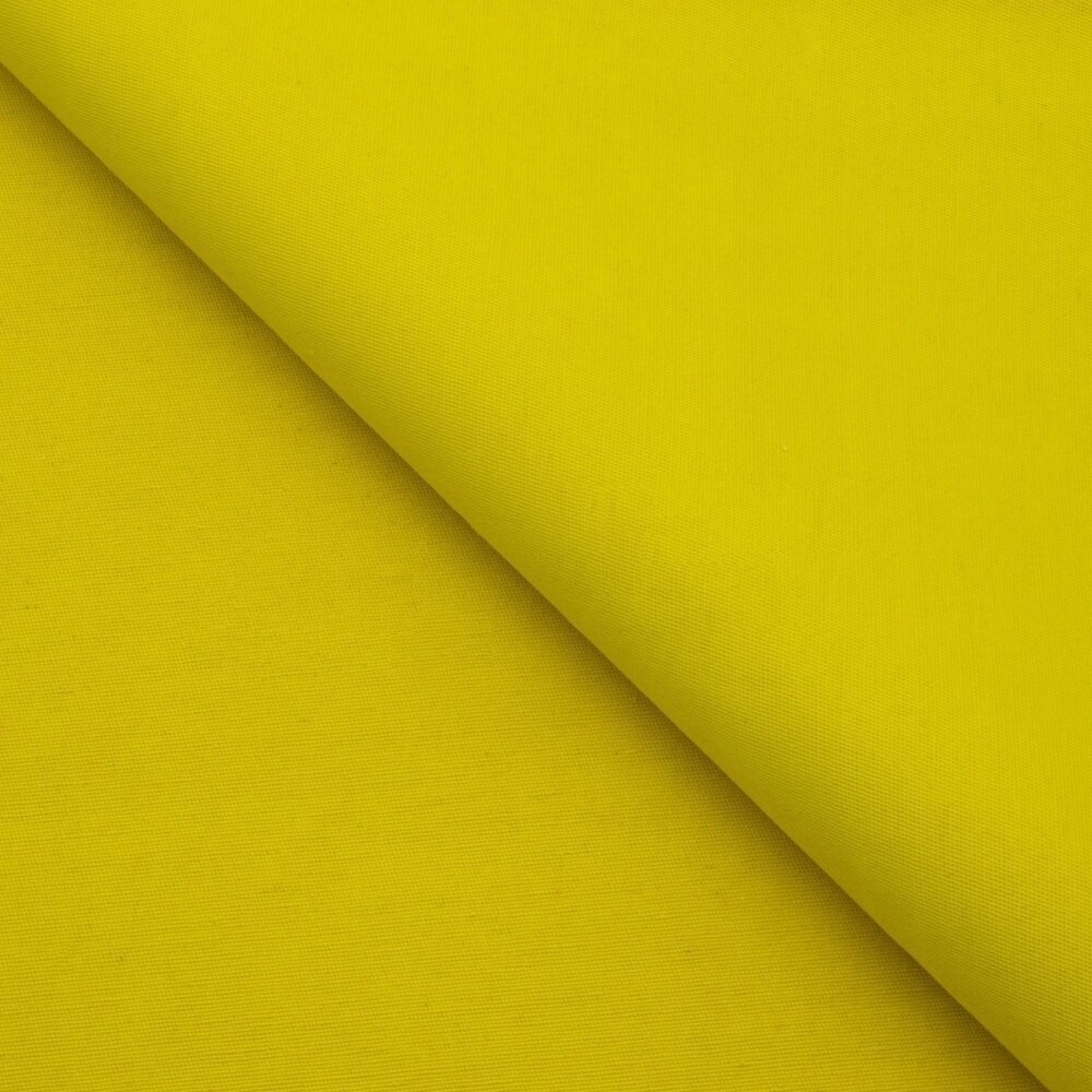 Смесовая ткань Твил, плотность 210 гр/м2. Цвет желтый. Готовый отрез 3*1,48м.