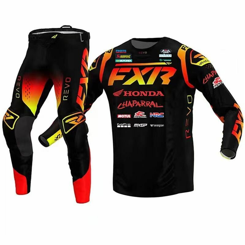 Новый 2023 FX HOND gasga гоночный костюм мотокросс Джерси и штаны MX ATV Dirt Bike Gear Set мотоциклетная одежда mtb enduro