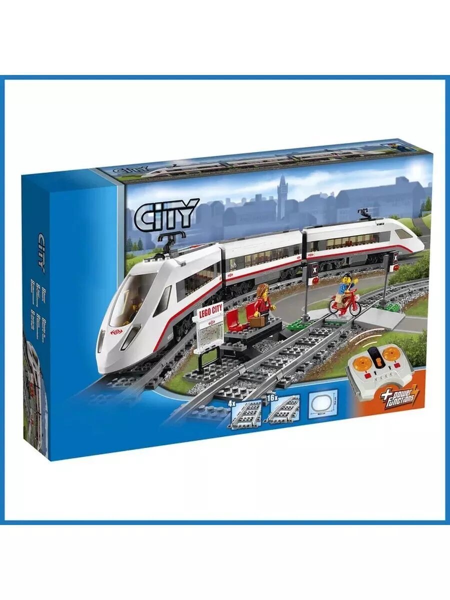 Конструктор Cities Сити Скоростной пассажирский поезд 659д