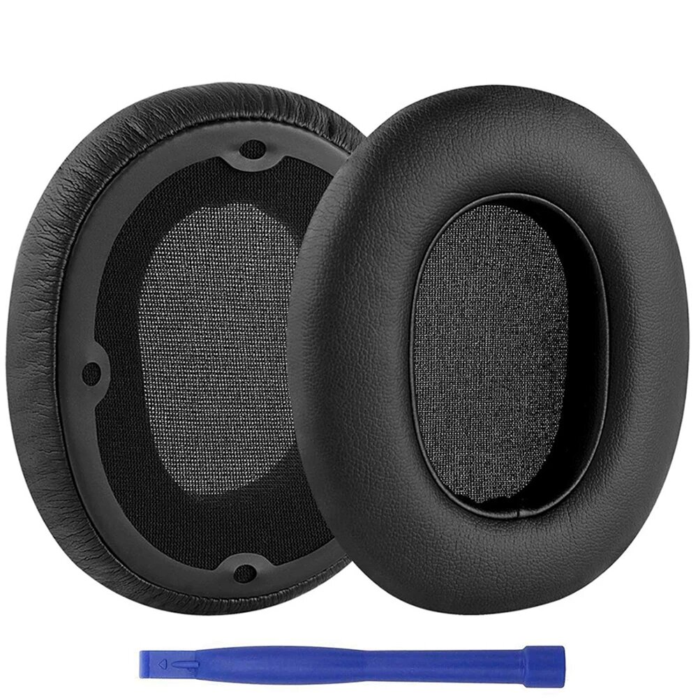 Кожаные амбушюры Potein для наушников Edifier W830BT W860NB Black