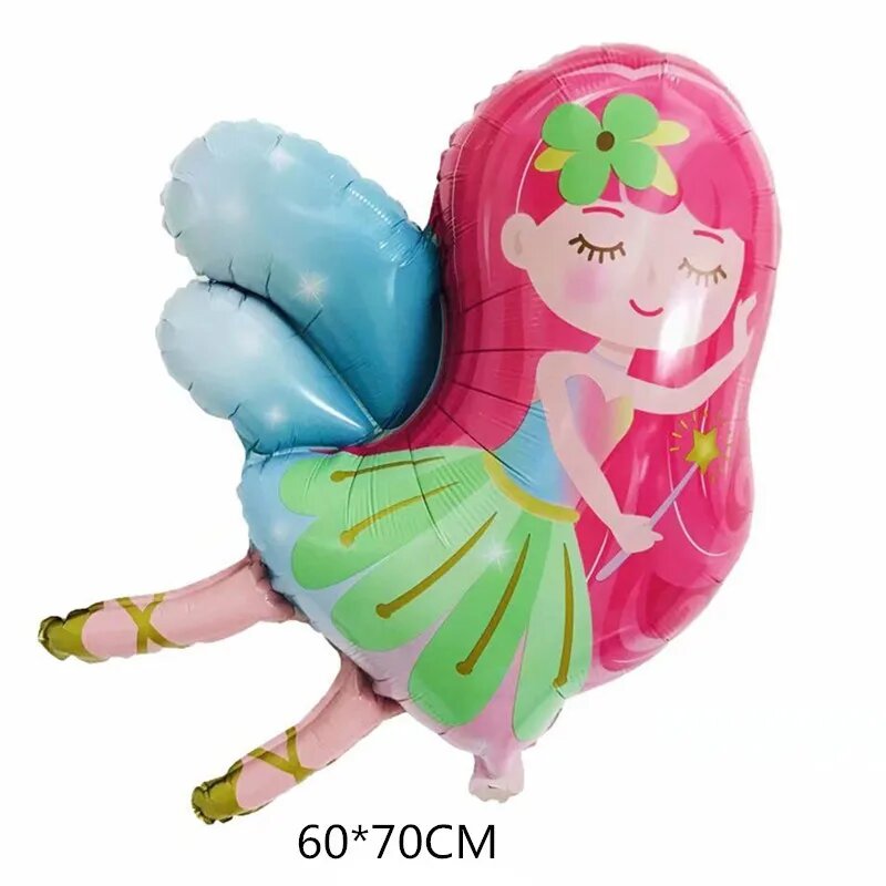 Воздушный шар-фея, 60*70см, розовый