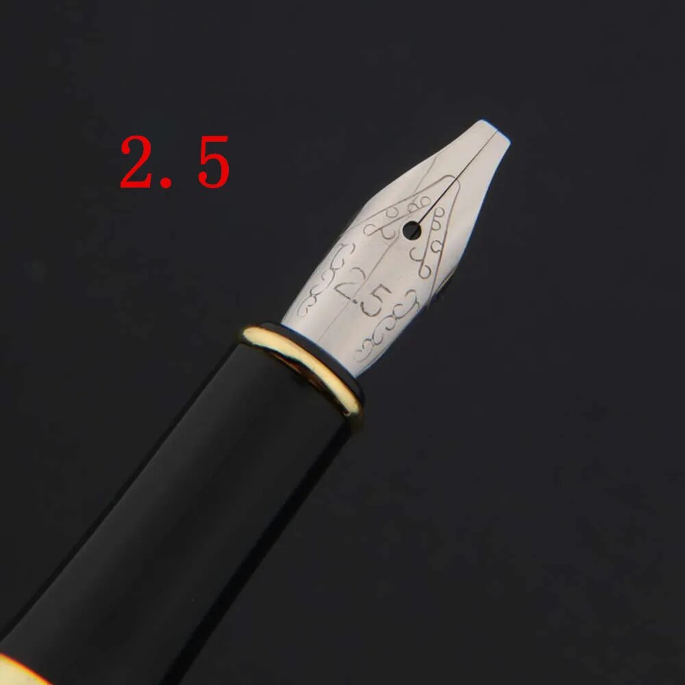 Перьевая ручка Jinhao виниловая голубая золотая для каллиграфии 2.5 pen