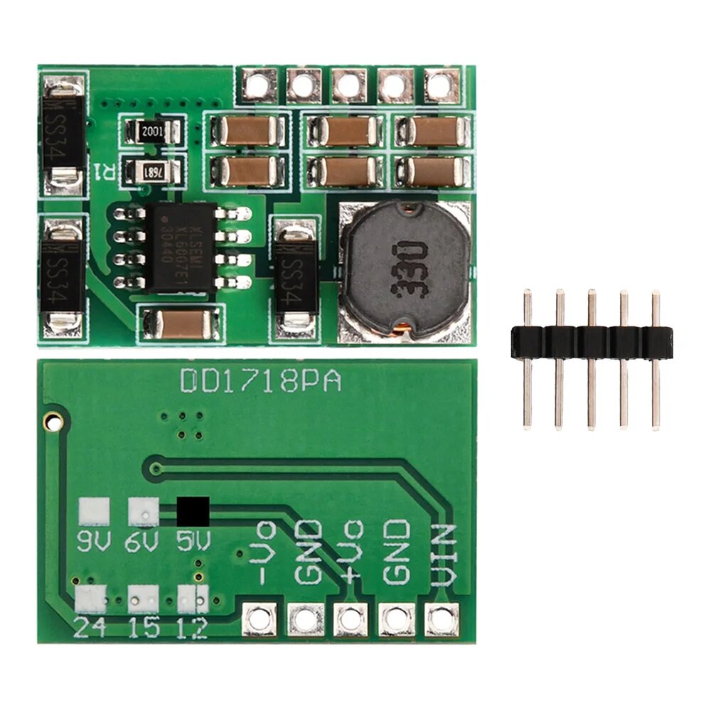 Повышающий преобразователь DC 3-18V в 5V, Color: 5V