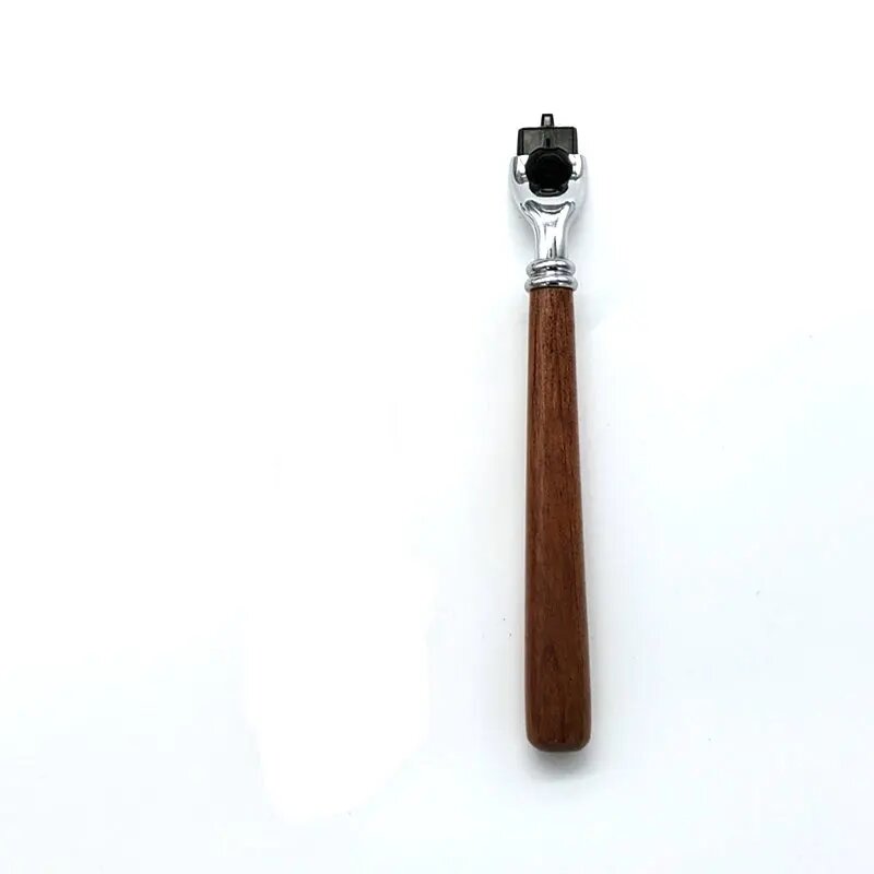 Мужская бритва с деревянной ручкой Sapele wood