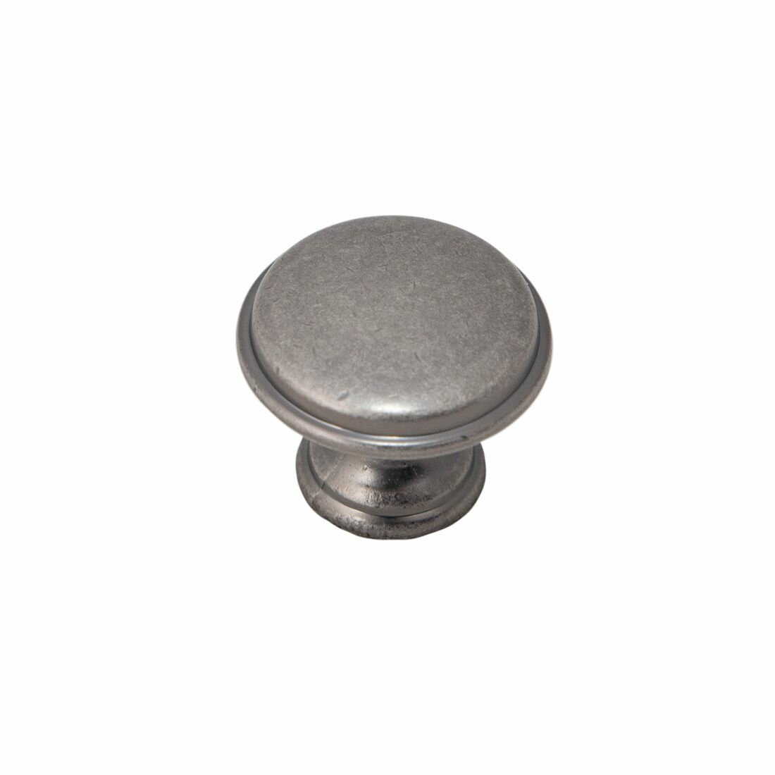 Ручка мебельная кнопка металлическая FRESKA античный никель