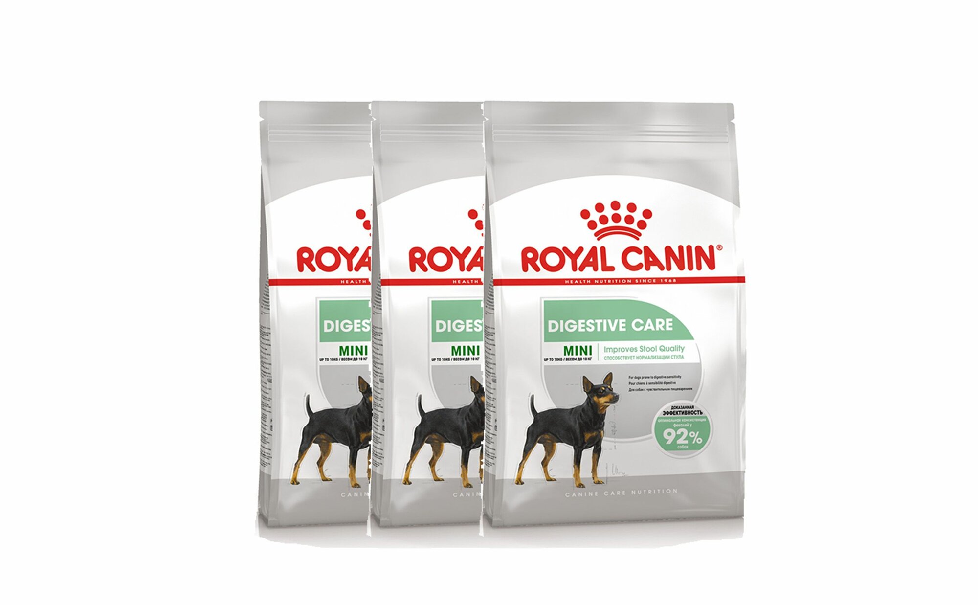 Royal Canin Mini Digestive Care сухой корм для собак с чувствительным пищеварением - 1 кг х 3 шт.