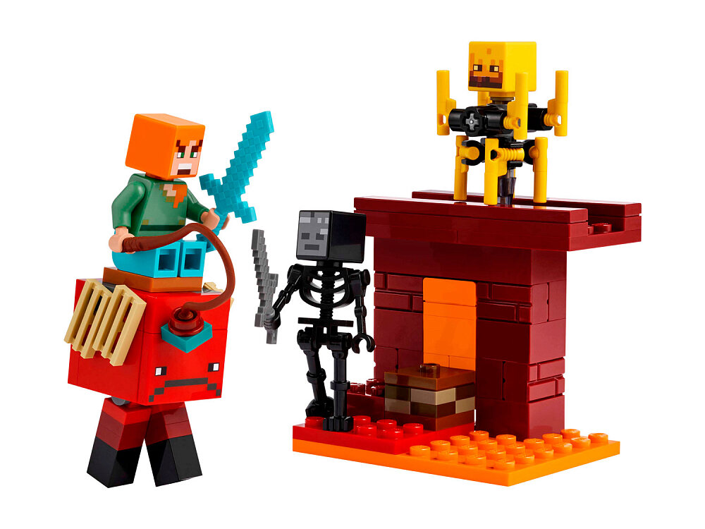 Конструктор LEGO Minecraft 21266 Конструктор Битва за лаву Нижнего мира