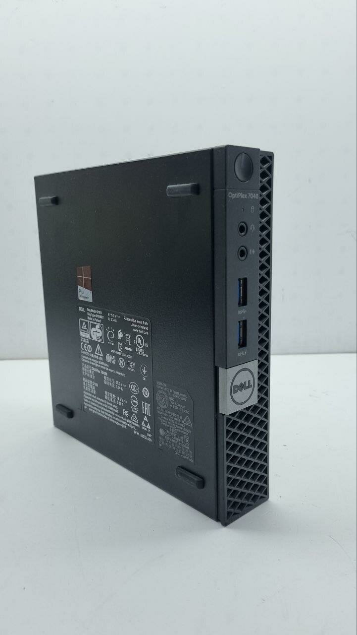 Мини ПК Неттоп Dell Optiplex 7040 Micro Wi-Fi Intel Core i5-6600T DDR4 8Gb SSD 256Gb
