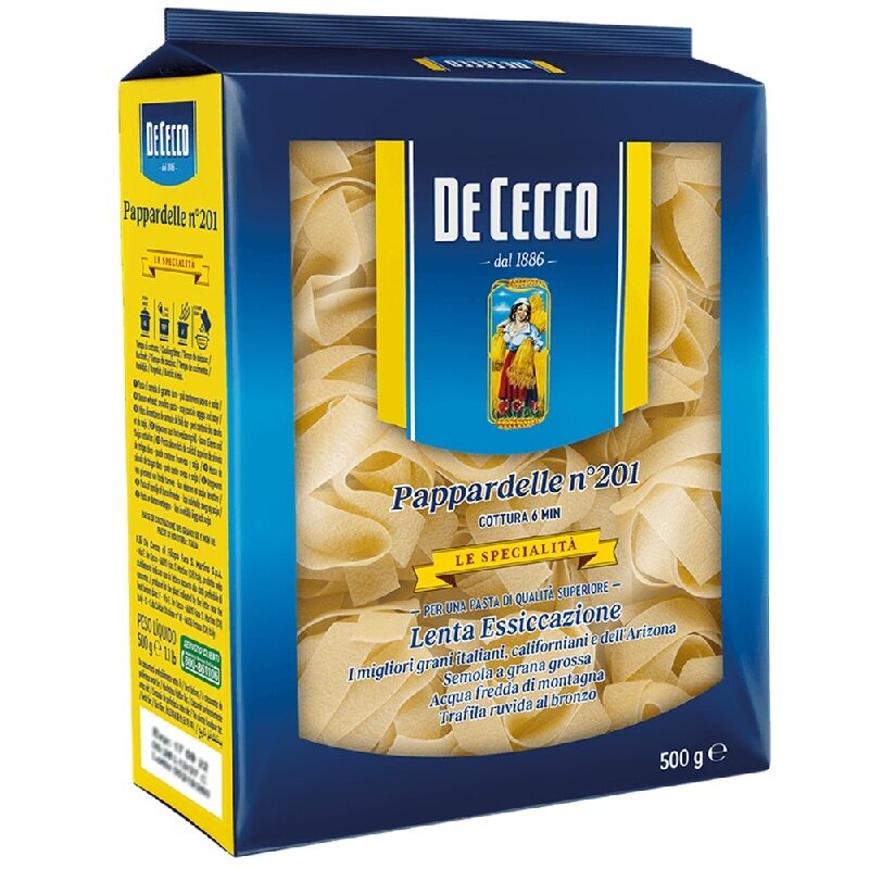 Макаронные изделия DE CECCO №201 Pappardelle (Паппарделле) 500г