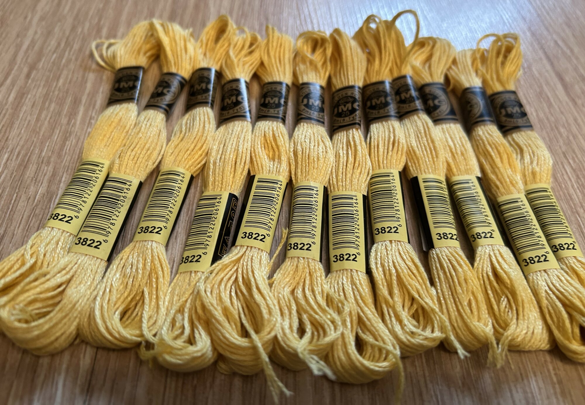 Нитки для вышивания JMC мулине (150-3866) 100% полиэфир 12 штук x 8 м