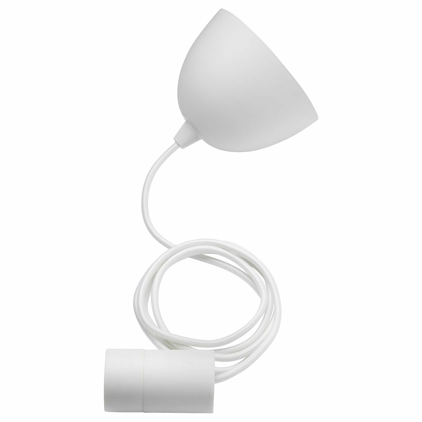 Держатель с кабелем IKEA SUNNEBY 204.201.75, 1.8 м, белая ткань