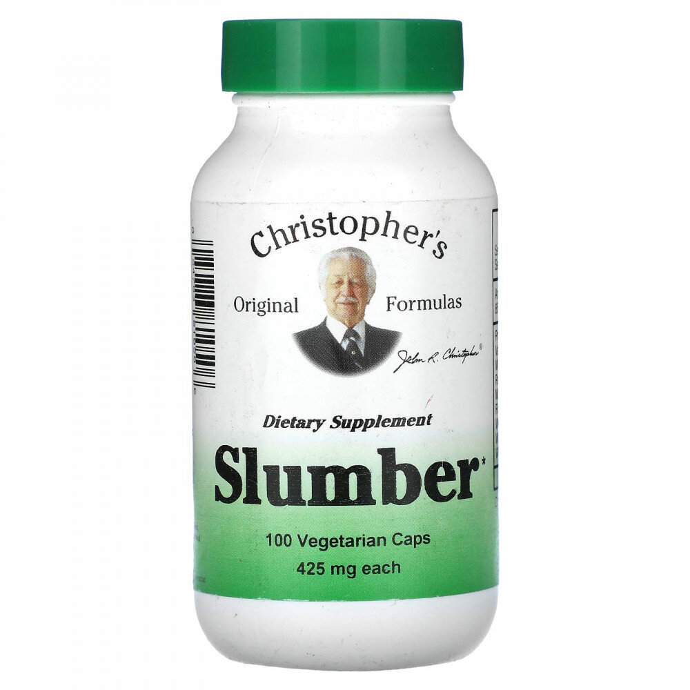 Christopher's Original Formulas, Slumber, 100 вегетарианских капсул