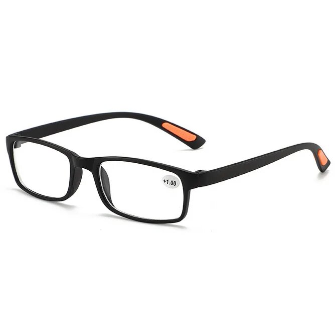 Oчки для чтения BINSYSU TR90 matte black, Черный, +250