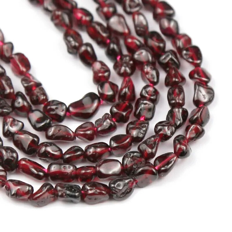 Бусины из натурального граната WLYEES 15 дюймов