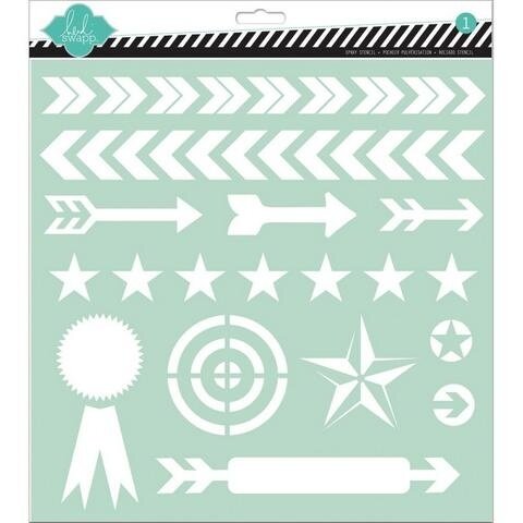 Трафарет-маска декоративный American Crafts Heidi Swapp "Arrows" размер 30х30 см