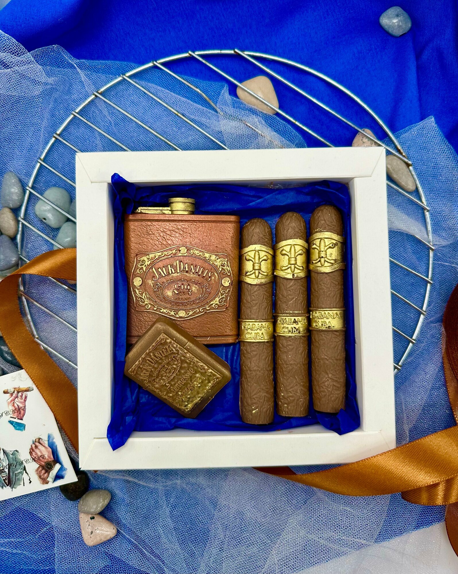 Мужской шоколадный набор. Подарок на 23 февраля