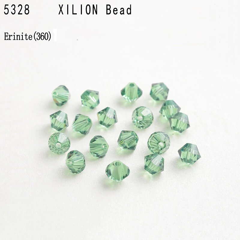 Кристаллы бусины 262-539 для браслетов Изумрудный, 3mmX24piece, Erinite (360)