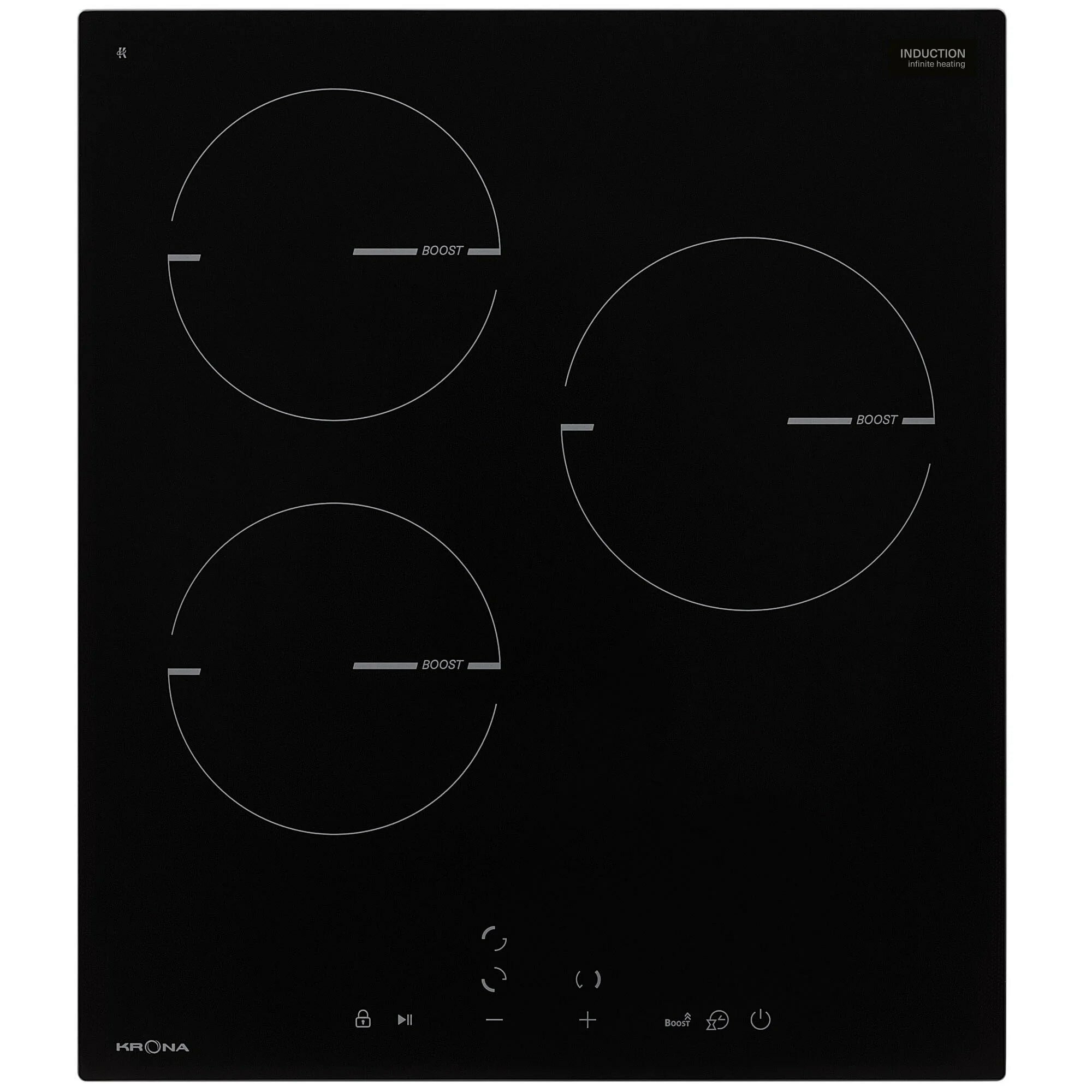 Индукционная варочная поверхность Krona MAGIER 45 BL 3BTK