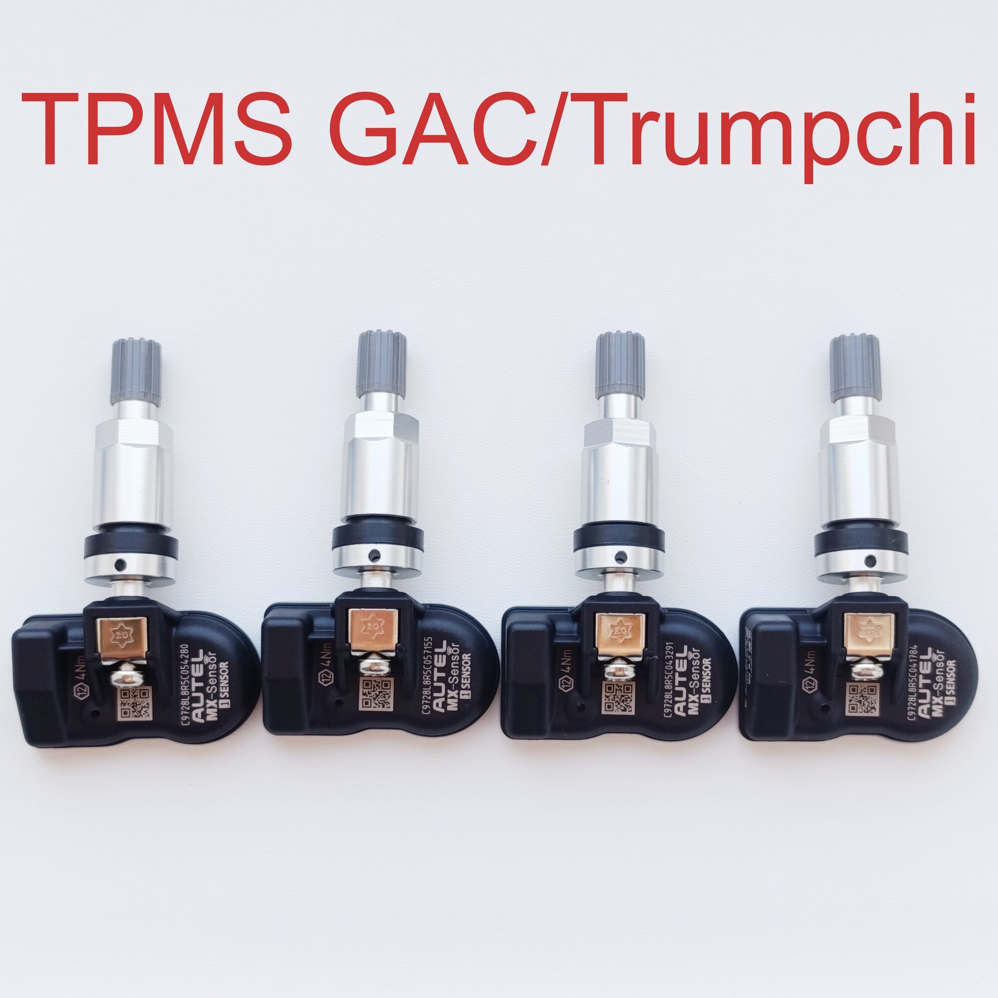 Датчики давления шин TPMS GAC 8060004BSV0000 комплект 4 штуки