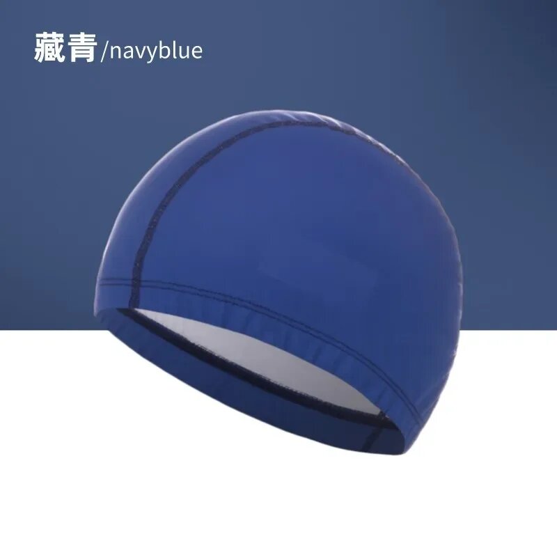 Синяя плавательная шапочка для взрослых navy blue