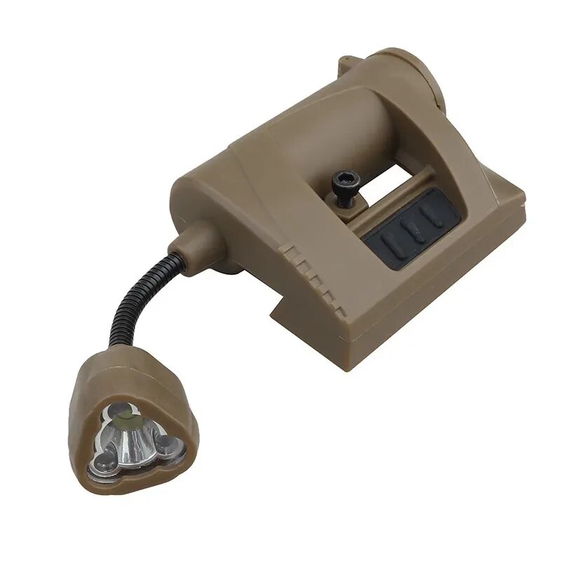 Тактический фонарь на шлем MPLS CHARGE LED, Tan, 4 режима